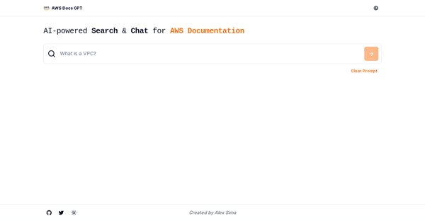 AWS Docs GPT - Улучшенный поиск документов и чат AWS • Нейро-Сети.ру