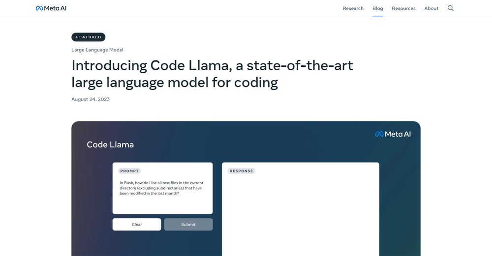 Code Llama - Расширенное кодирование с генерацией и пониманием кода • Нейро-Сети.ру