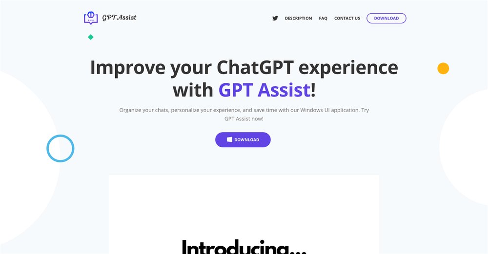 GPT Assist - Настраиваемые персональные настройки чата для повышения удобства работы • Нейро-Сети.ру