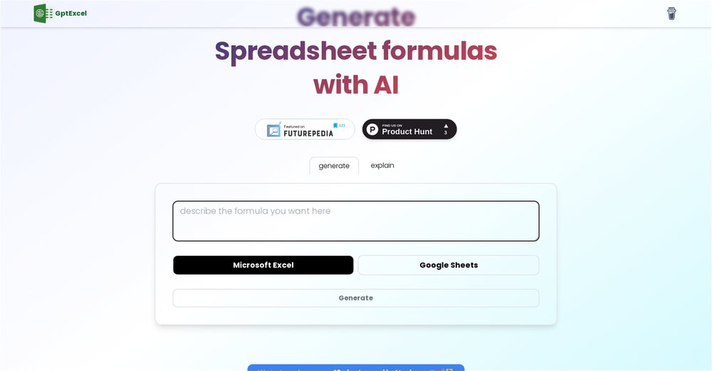 GPTExcel - Созданы и объяснены формулы Excel/Sheets. • Нейро-Сети.ру