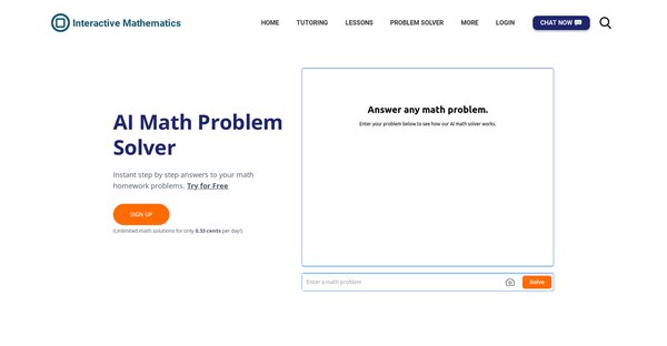 Interactive Mathematics - Решатель математических задач и репетитор • Нейро-Сети.ру