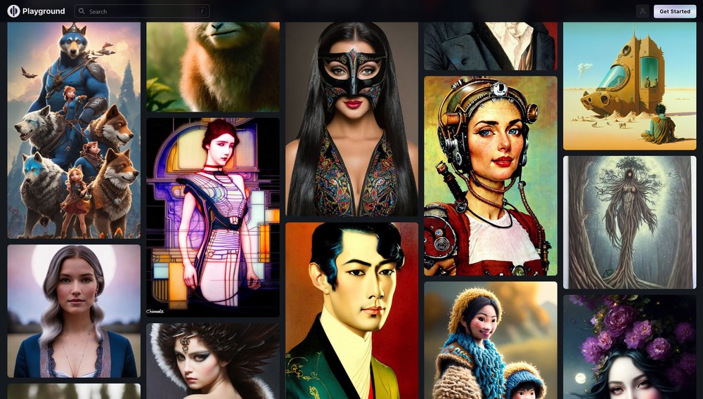 Playground AI - Онлайн-генератор изображений AI с использованием стабильной диффузии и Dall-E ...
