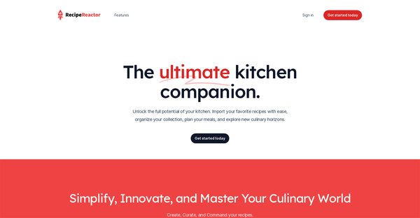 Recipe reactor - Легкое создание рецептов для сокращения пищевых ...