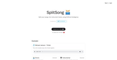Splitter.ai - Разделение звука для производства/редактирования музыки ...
