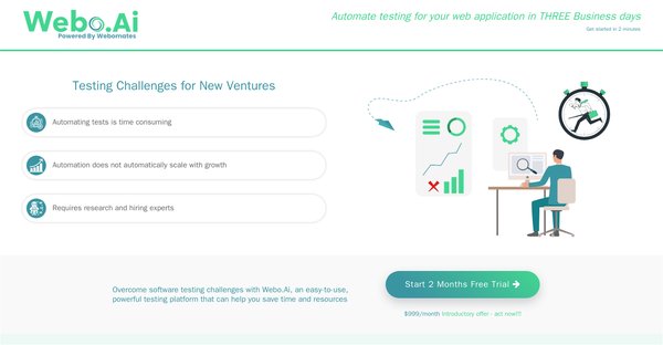 Webo - Автоматизированное тестирование веб-приложений для стартапов ...